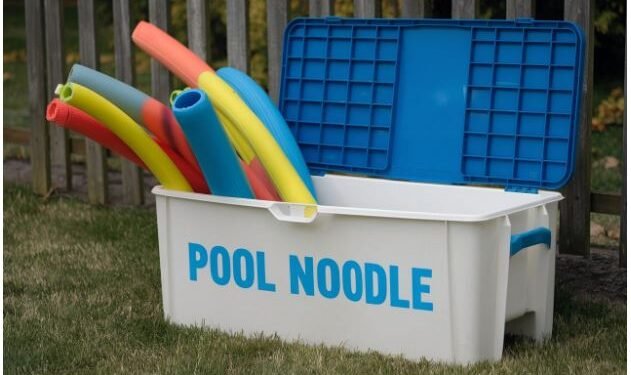 Pool Noodle Storage Bin - Papular Magazine